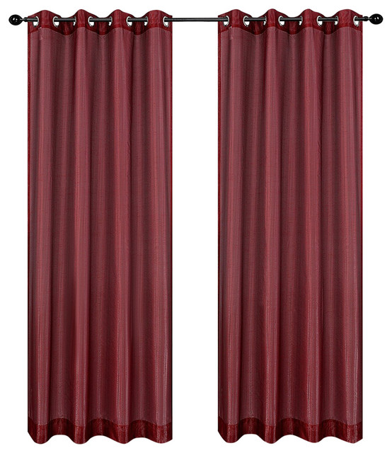 Soho Sheer Curtain Panels, 63" - Contemporary - Curtains - by Urbanest ...