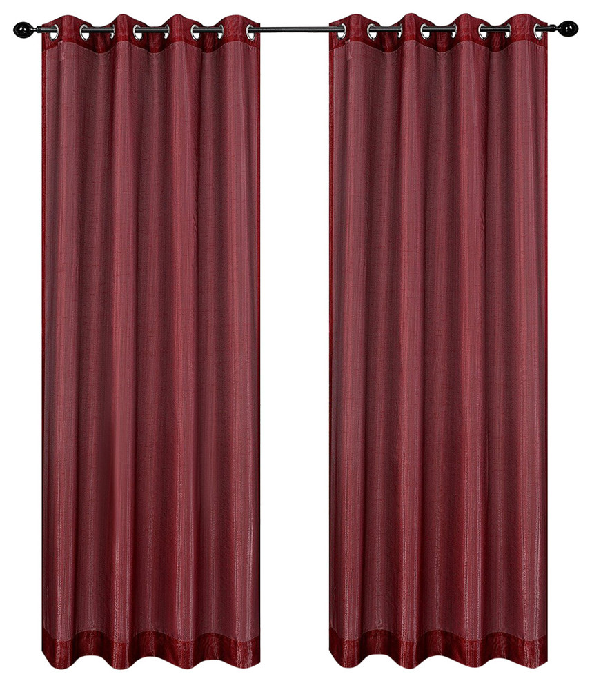 Soho Sheer Curtain Panels, 63" - Contemporary - Curtains - by Urbanest ...