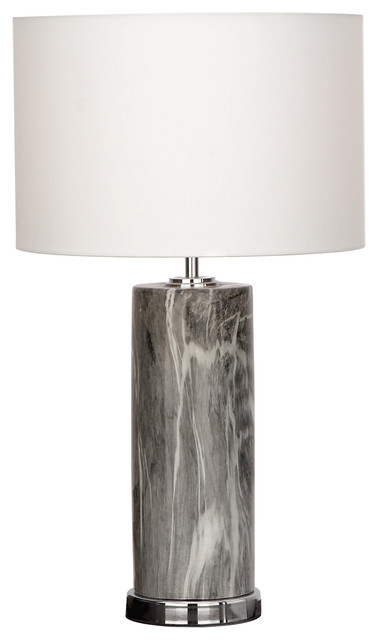 Urban Designs Manhattan Column Ceramic Table Lamp - Contemporary ...