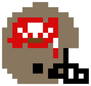Tampa Bay Buccaneers Football Helmet Pixel Art Vinyl 6"x6" - Wall ...