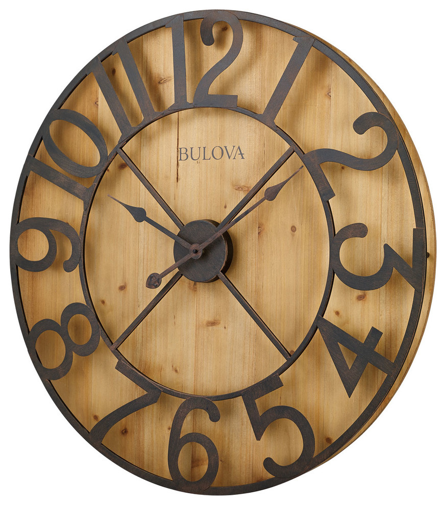 Silhouette Clock - Industrial - Wall Clocks - by VirVentures | Houzz