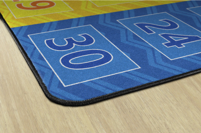 Flagship Carpets FE379-44A 7'6"x12' Number Chevrons Seats 30 Primary ...