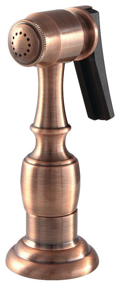 Kingston Brass KBSPR6AC Kitchen Side Sprayer, Antique Copper ...