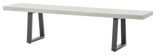 Cyrus Dining Bench - Industrial - Dining Benches - by Four Hands | Houzz