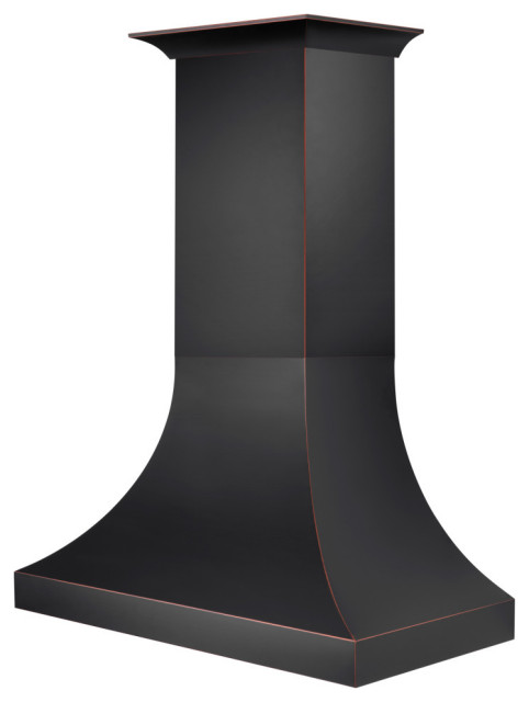 ZLINE 48" Designer Series Oil-Rubbed Bronze Wall Range Hood, 8632B-48 ...