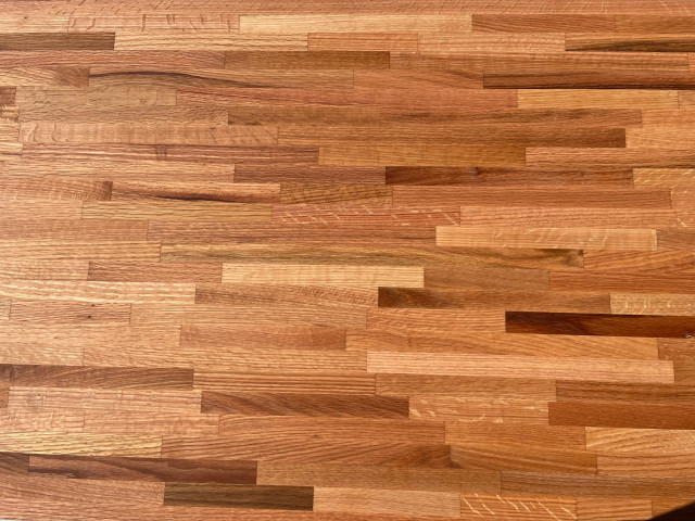 26" Deep Edge Grain Butcher Block Countertop 1.5" Thick, 26" X 50 ...