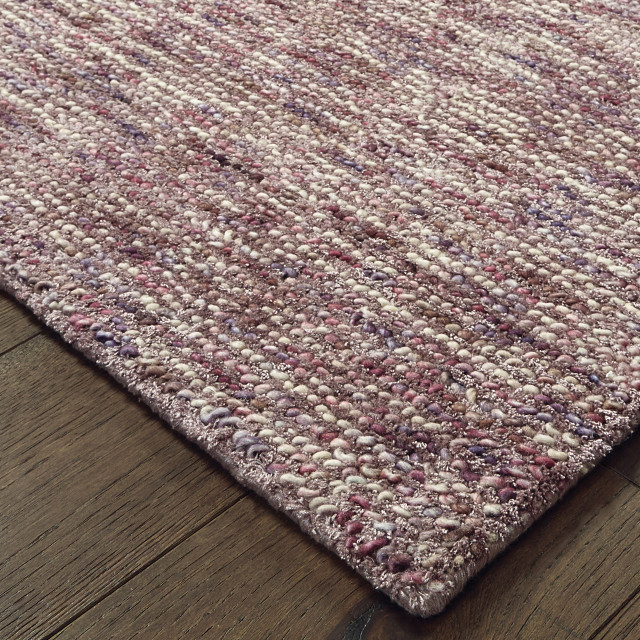 Lucent 45903 Purple/Pink Rug, Rectangle 6'x9' - Contemporary - Area ...