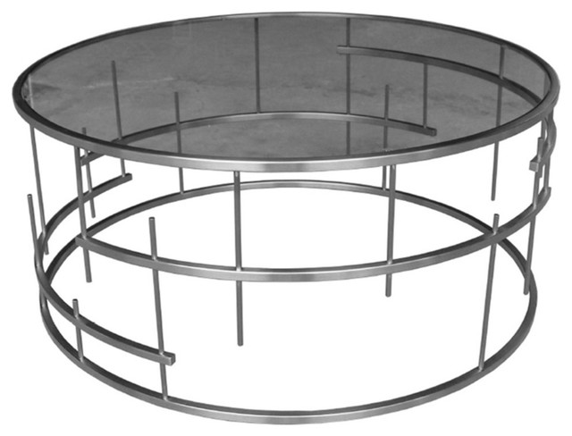 Tiffany Stainless Steel Coffee Table - Contemporary - Coffee Tables ...