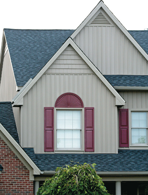 Builders Edge, Custom, Two Equal Panels, Raised Panel Shutters, Bright ...