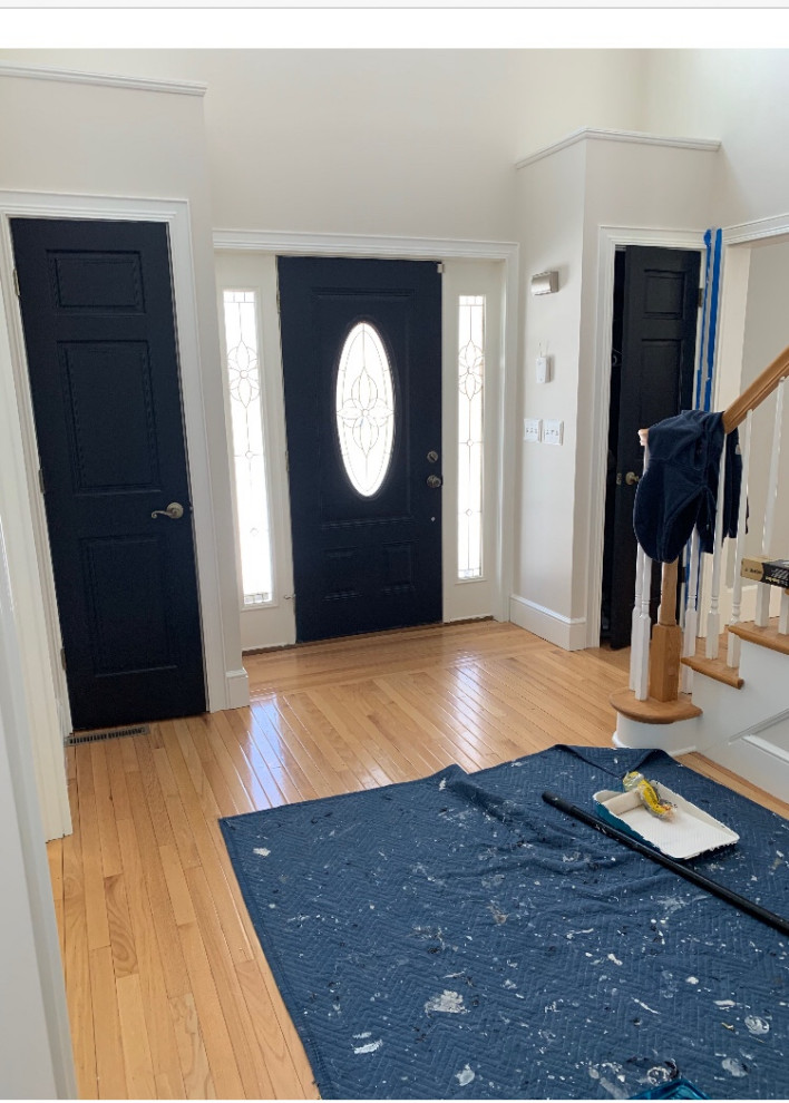 Interior of front door