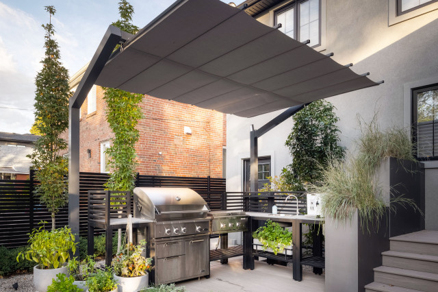 Freestanding Retractable Canopy, Toronto - Contemporary - Terrace ...