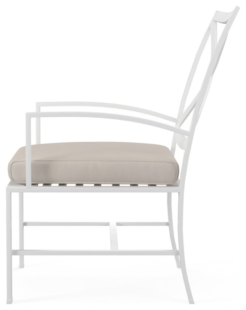 Bristol Dining Chair, Canvas Flax With Self Welt - Transitional ...