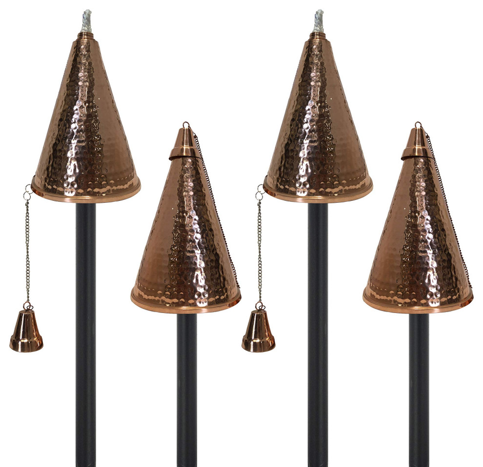 Small Hawaiian Cone Tiki Style Torch With Pole and Snuffer ...