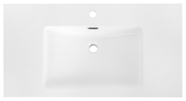 35" Solid Surface Resin Streamline K-1203-35 Vanity Top - Contemporary ...