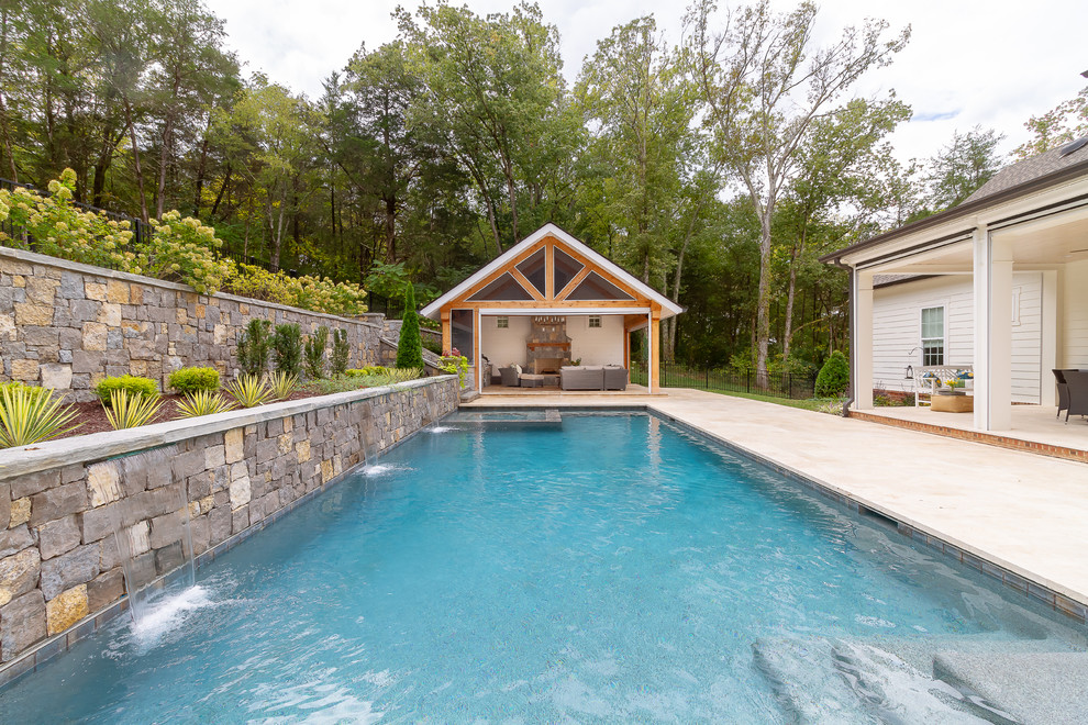 Modern Farmhouse - Farmhouse - Pool - Nashville - by Kristen Mayfield ...