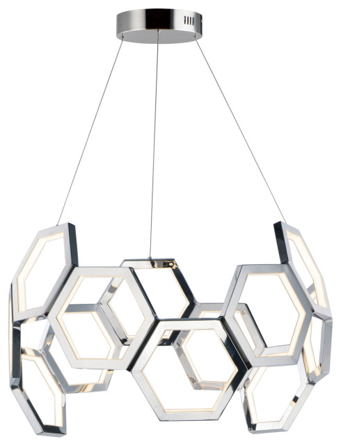 ET2 E24893 Polygon 30"W LED Chandelier - Modern - Chandeliers - by ...