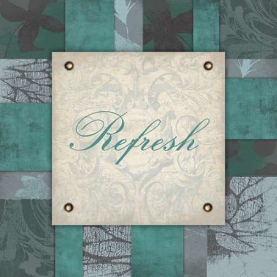 Refresh Poster Print by Jace Grey # JGSQ259B, 18 x 18 - Contemporary ...