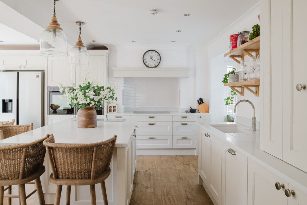 Wakefield Kitchen in Shell by Kitchens by Design - Transitional ...