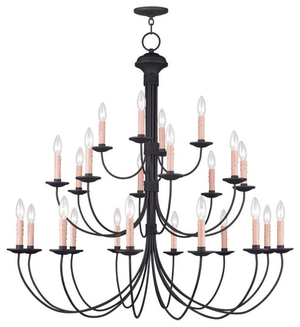 Heritage Chandelier, Black - Transitional - Chandeliers - by Buildcom ...