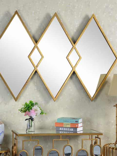 Diamond Trio Mirror - Contemporary - Wall Mirrors - by HomeCraftDecor ...