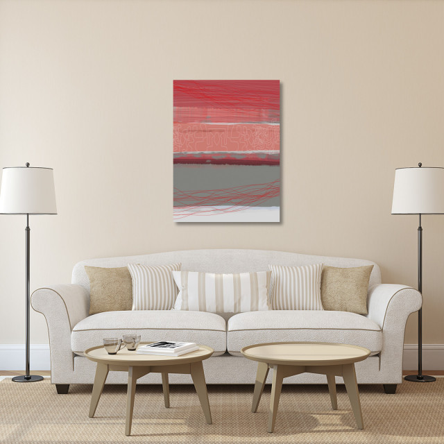 "Abstract Blue View 3" Fine Art Print, 36" x 48" - Modern - Prints And ...