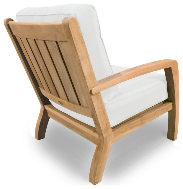 Somerset Deep Seating Club Chair, Natural - Transitional - Outdoor ...