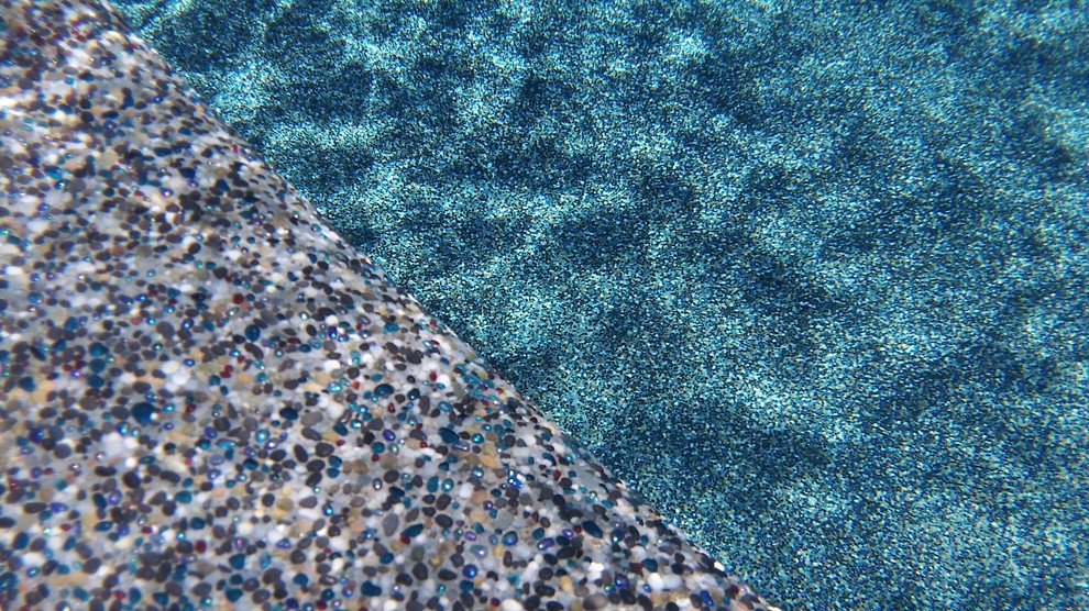 Wet Edge Prism Matrix Deep Blue Sea installed by ASI Pool Plastering in ...