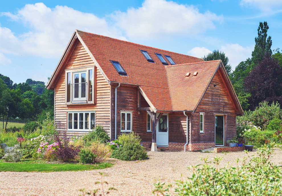 A dream barn-style home to downsize to in a New Forest village - Landhausstil - Häuser ...