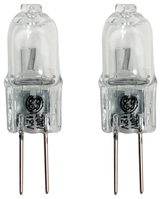 2Pk - Ge 20W 12V G4 Bi-Pin Base T3 2750K Halogen Bulb - Halogen Bulbs ...