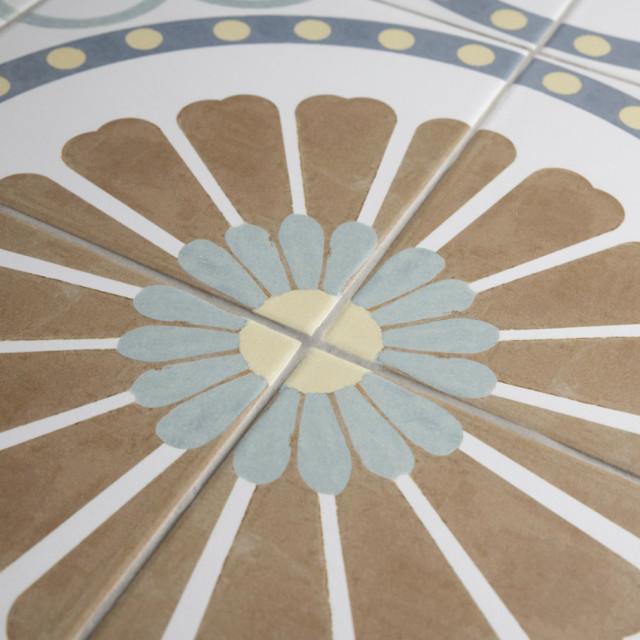 Revival Ceramic Floor and Wall Tile, Ring, Sample - Contemporary - Wall ...