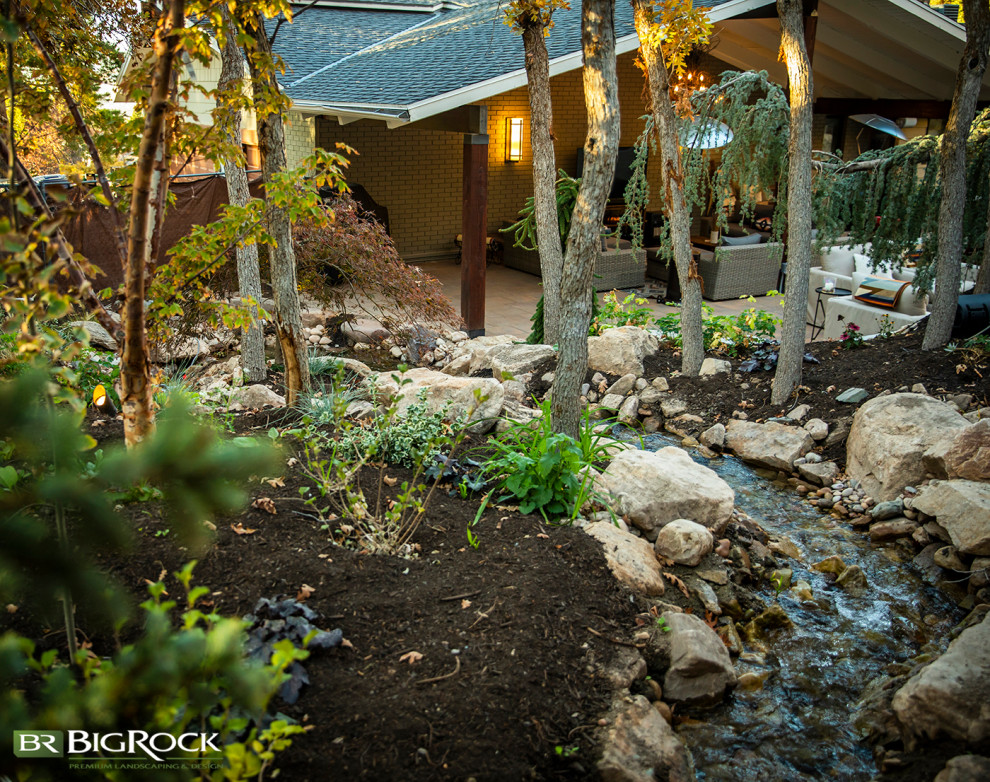 Natural Creek In Backyard - Traditional - Landscape - Salt Lake City ...