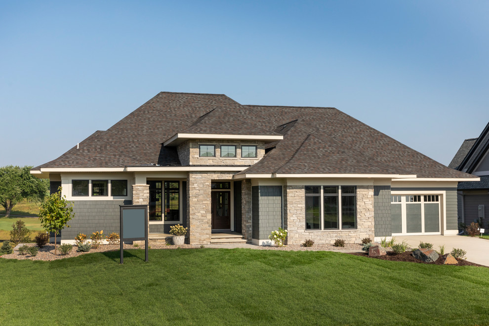 Rustic Rambler - Rustic - Minneapolis - by Custom One Homes | Houzz