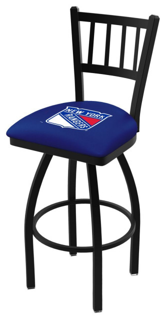 Holland L018 New York Rangers 30" Swivel Bar Stool - Black ...