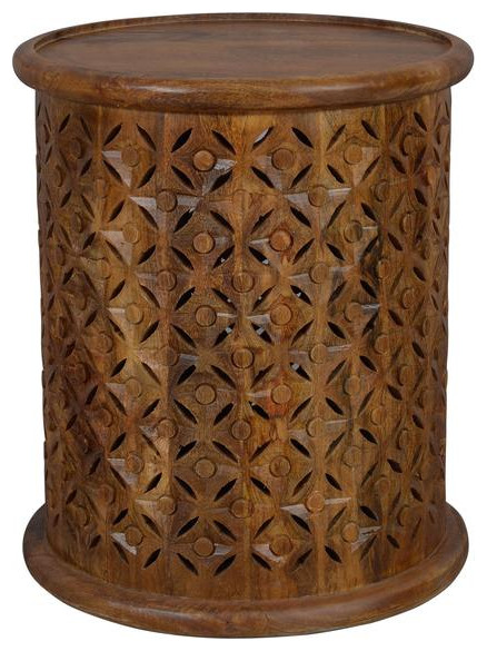 1730-1716MGO, Small Drum Table - Contemporary - Coffee Tables - by ...
