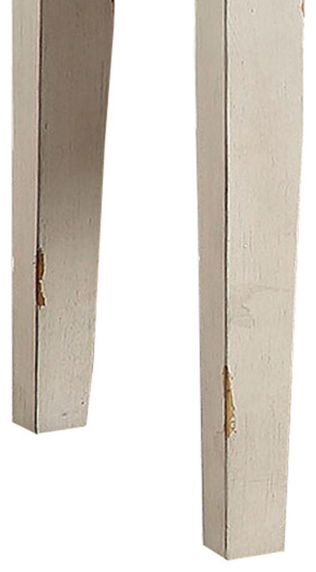 Benzara BM237131 Rectangular Wooden Top Bench, Tapered Block Legs ...