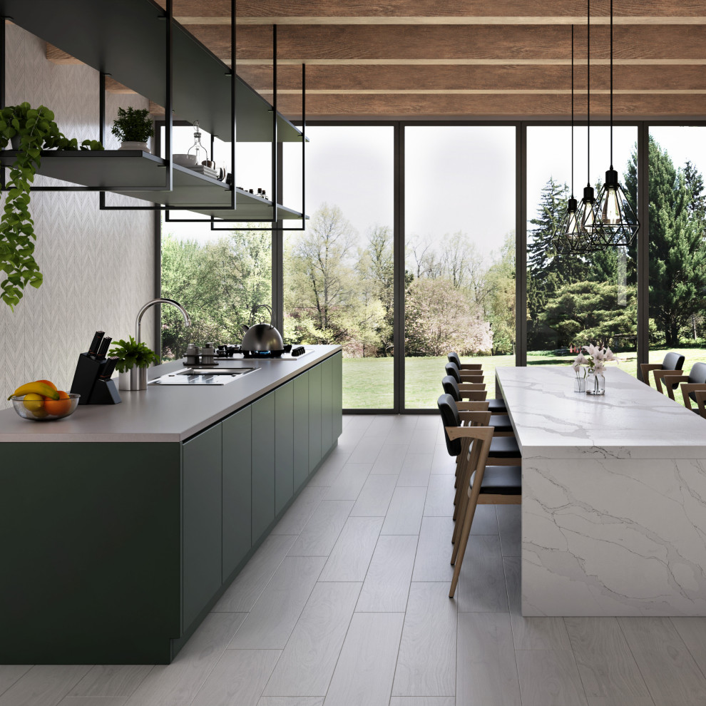 Della Terra® Quartz Kitchen Countertop - Kitchen - Phoenix - by Arizona ...