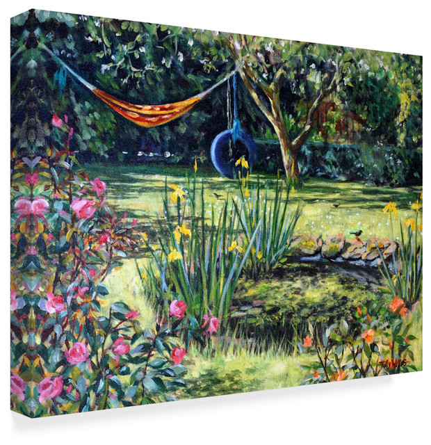 Tilly Willis 'Summer Garden' Canvas Art, 24"x32" - Contemporary ...