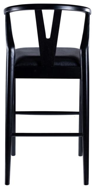 Wishbone Stool, Bar Height - Midcentury - Bar Stools And Counter Stools ...