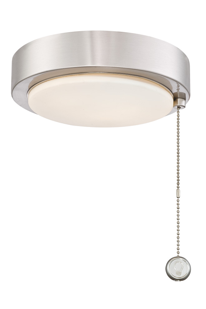 Fanimation 18W Dimmable LED Ceiling Fan Light Kit - Brushed Nickel ...