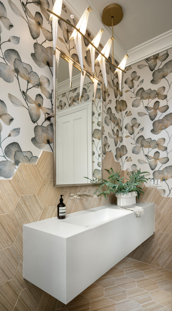 Dahlia St - Transitional - Powder Room - Denver - by Factor Design ...