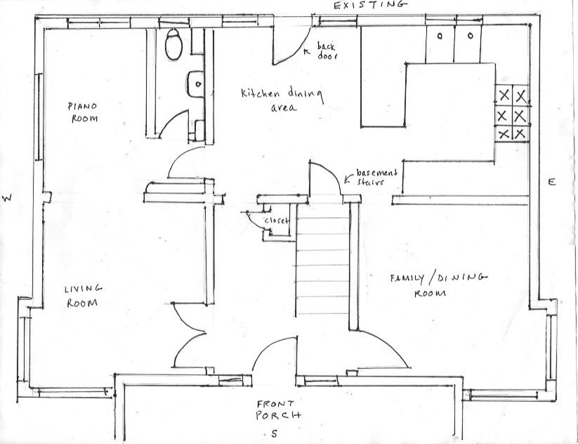 Where should I put my back door? | Houzz Forum