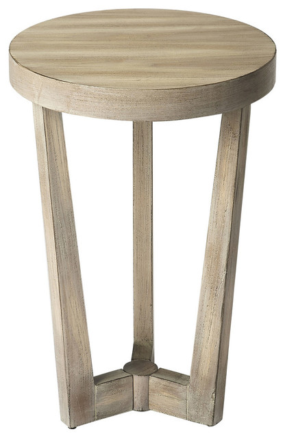 Butler Aphra Driftwood Accent Table - Farmhouse - Side Tables And End ...
