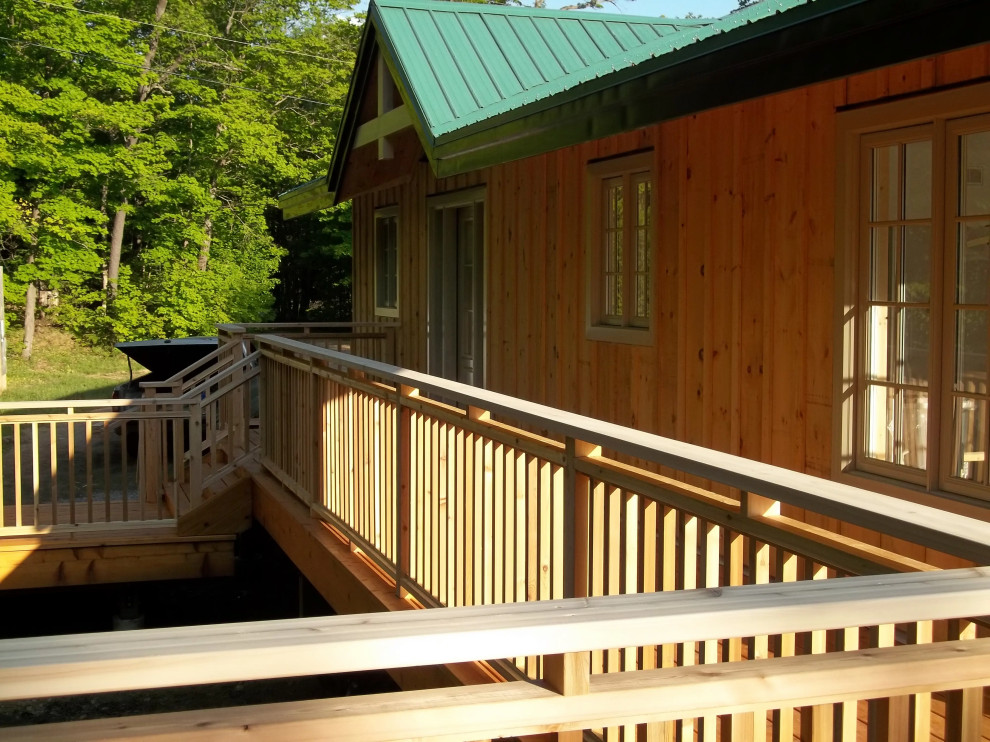 Cedar Deck & Gable Roof - Traditional - Exterior - Toronto - by Classic ...