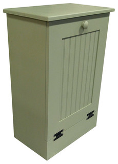 Wooden Trash Bin - Traditional - Trash Cans - by Sawdust City, LLC | Houzz