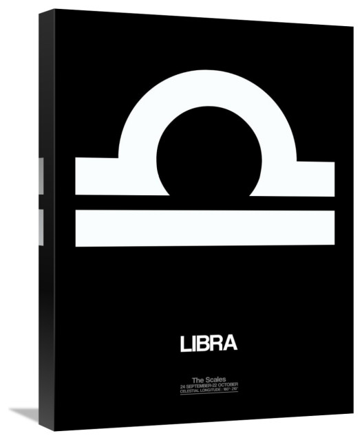 "Libra Zodiac Sign White" Fine Art Print, 18" x 24" - Modern - Prints ...