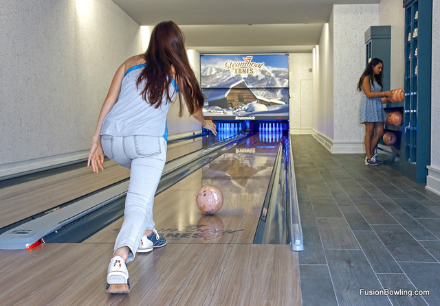 Basement Home Bowling Alley Room - Contemporary - New York - by Fusion ...