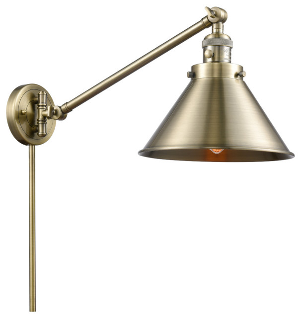 Briarcliff 1-Light LED Swing Arm Light - Industrial - Swing Arm Wall ...