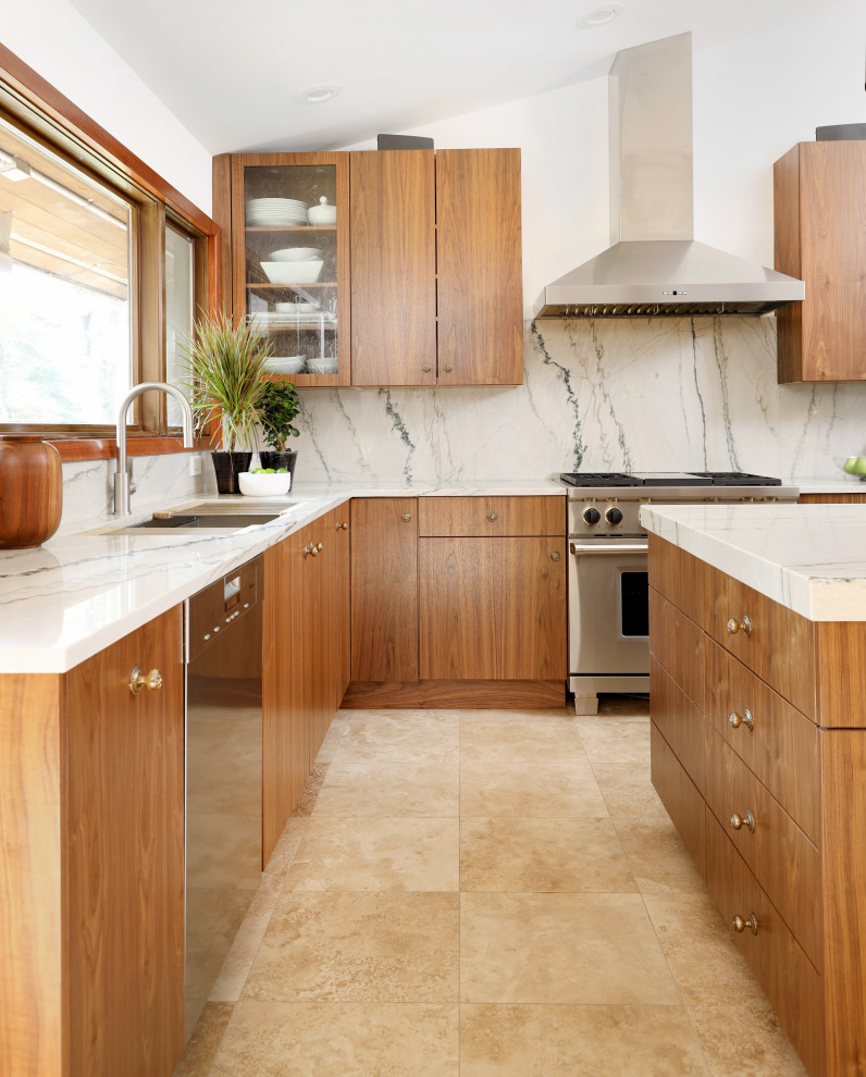 Mid Century Modern Kitchen that's Connected to Nature - Midcentury ...