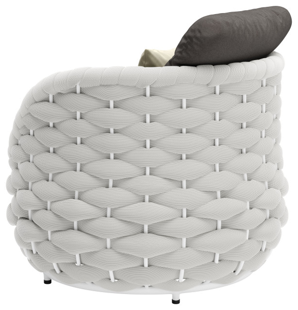 Coral Reef Accent Chair Gray - Beach Style - Armchairs And Accent ...