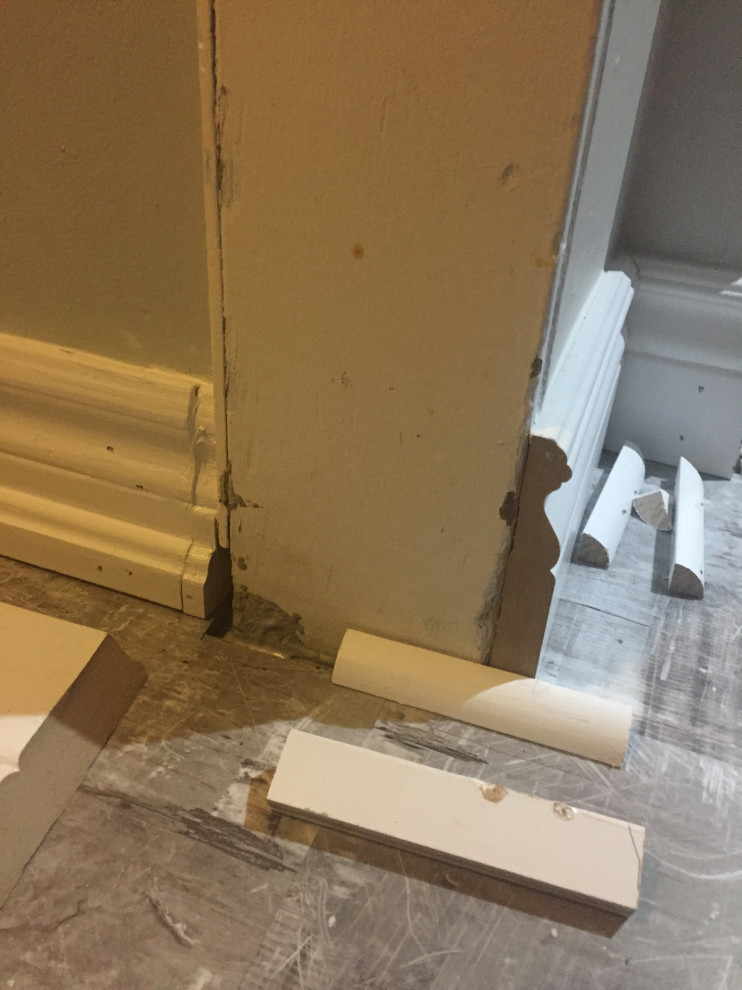 Plinth block or what to do